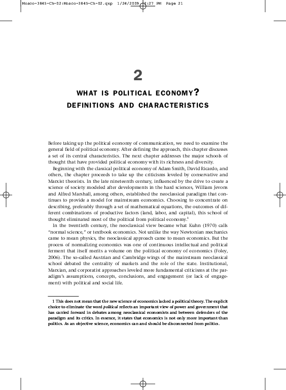 (PDF) political economy