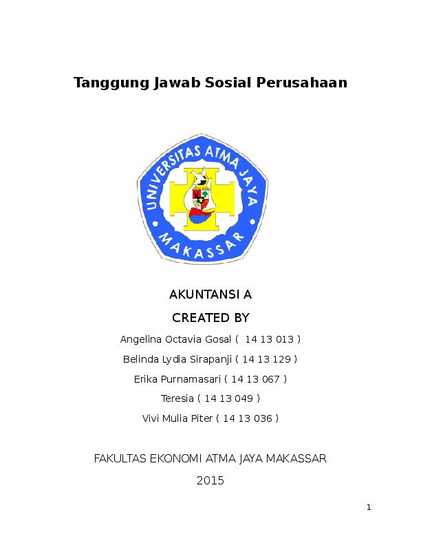 (DOC) Tanggung Jawab Sosial Perusahaan