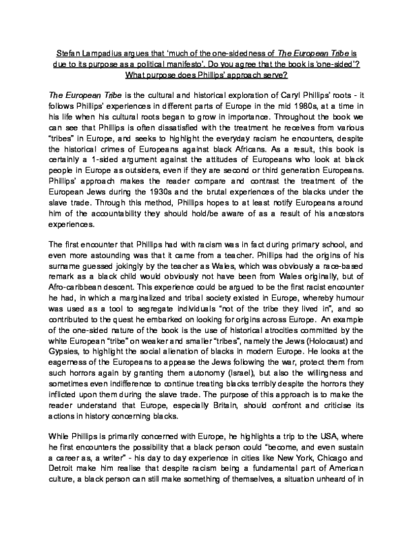 (DOC) Stefan Lampadius argues that ‘much of the one-sidedness of The ...