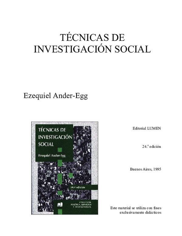 (PDF) Ander Egg Capitulos8y11 Pag139-153y211-223