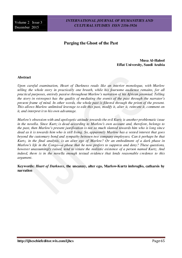 (PDF) Purging the Ghost of the Past (Musa Al-Halool) | IJHCS IJHCS ...