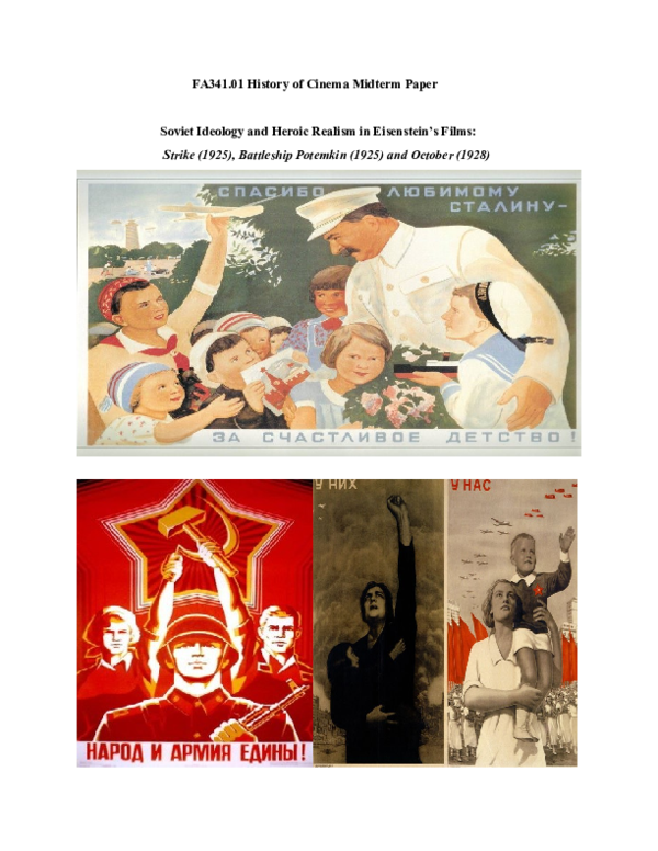 (DOC) Soviet Ideology and Heroic Realism in Eisenstein's Silent Films ...