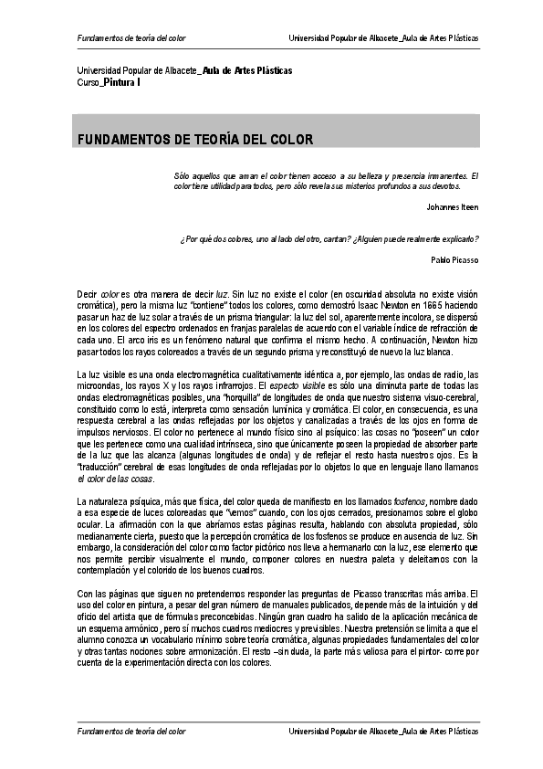 (PDF) Fundamentos de teoría del color