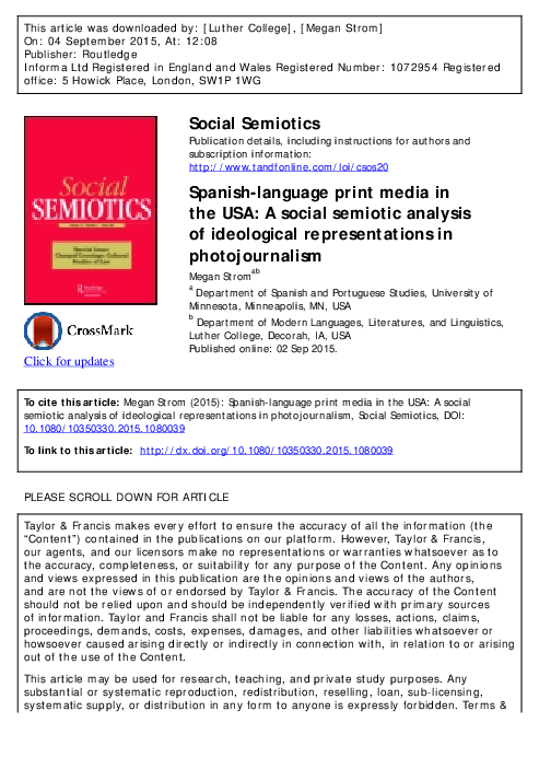 (PDF) Spanish-language print media in the United States: A critical ...