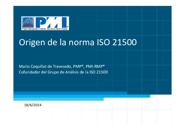 (PDF) ponencia iso 21500