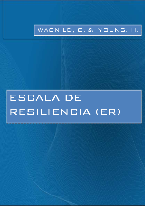 (PDF) ESCALA DE RESILIENCIA DE WAGNILD Y YOUNG