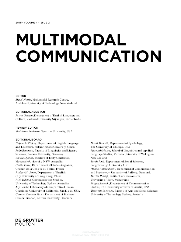 (PDF) Multimodal Communication 4(2)