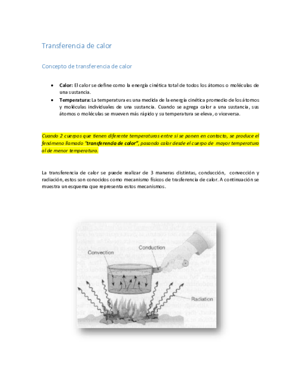 (PDF) Transferencia de calor