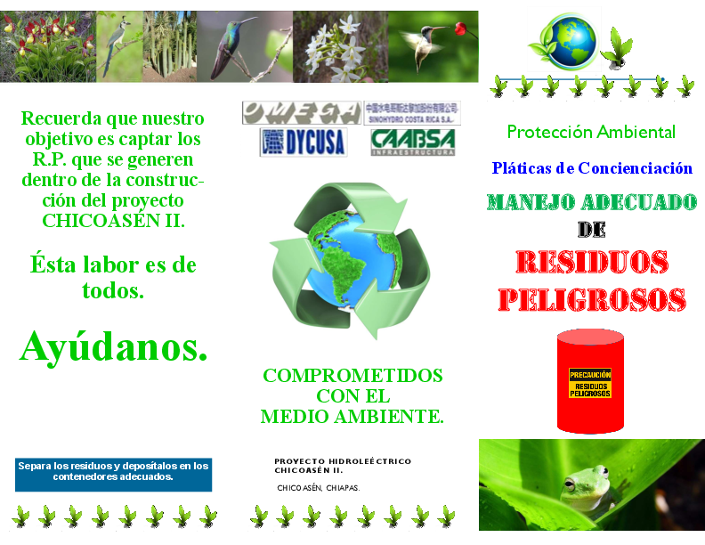 (PDF) Triptico Manejo adecuado de RP