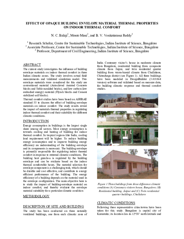 (PDF) EFFECT OF OPAQUE BUILDING ENVELOPE MATERIAL THERMAL PROPERTIES ON ...