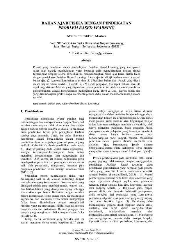 (PDF) Pengembangan bahan ajar | Muchsin fisika - Academia.edu