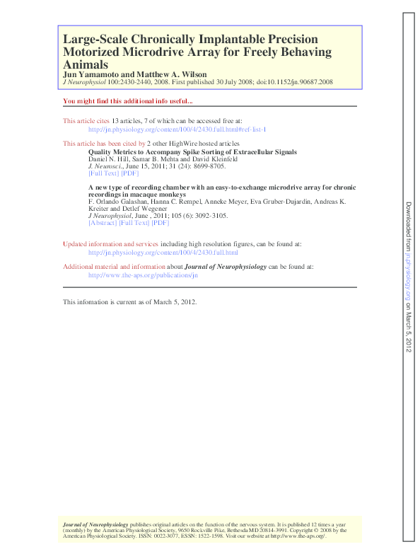 (PDF) Large-scale chronically implantable precision motorized ...