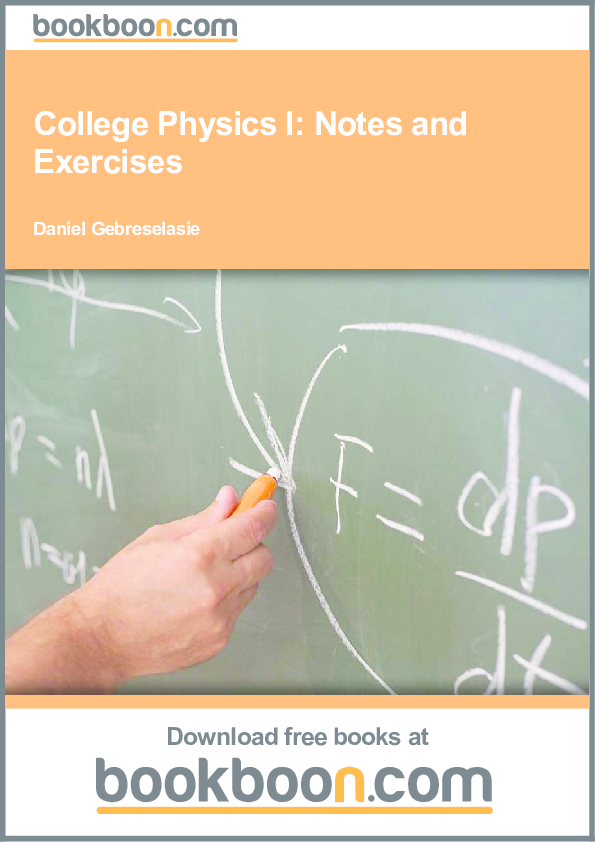 (PDF) College Physics I: Notes and Exercises