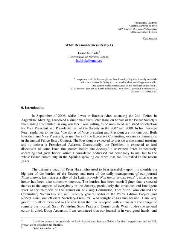 (PDF) What Reasonableness Really Is