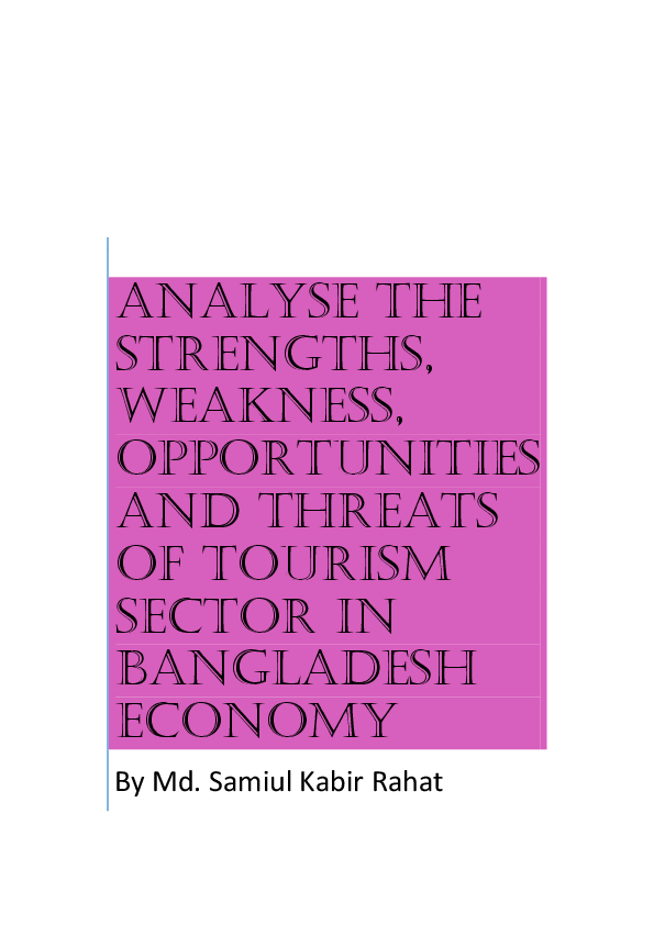 (PDF) SWOT ANALYSIS ON TOURISM INDUSTRY OF BANGLADESH