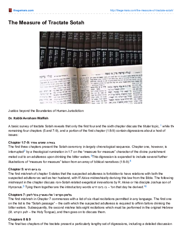 (PDF) The Measure of Tractate Sotah - Justice Beyond the Boundaries of ...