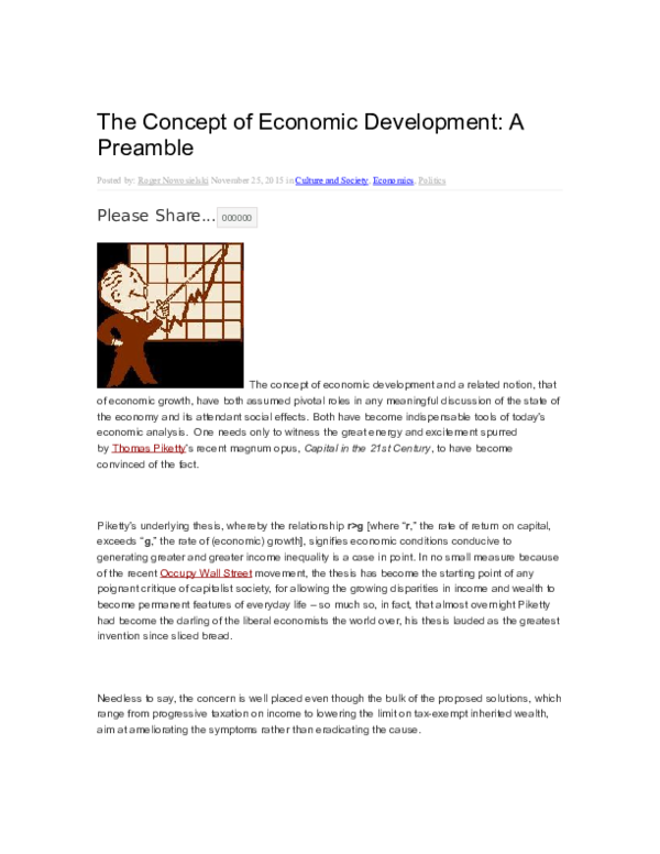 (DOC) The concept of economic development