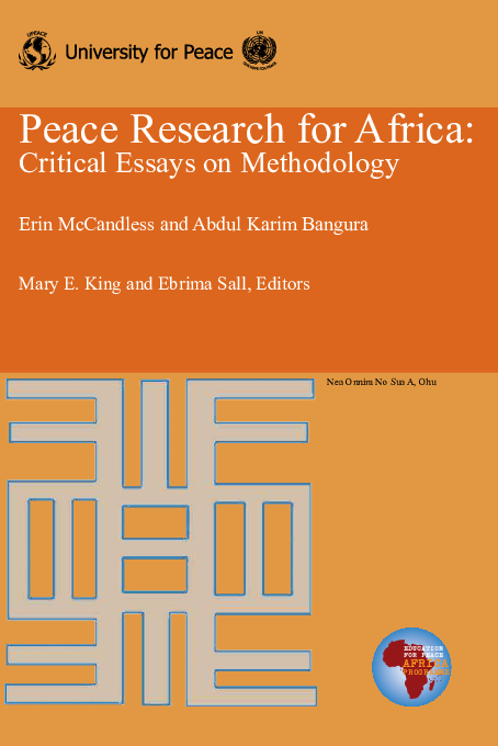 (PDF) Peace Research for Africa