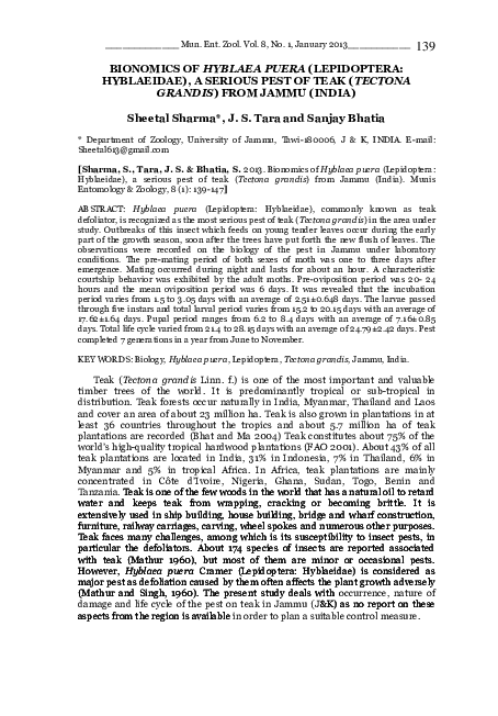 (PDF) Scope: Munis Entomology & Zoology publishes a wide variety of ...