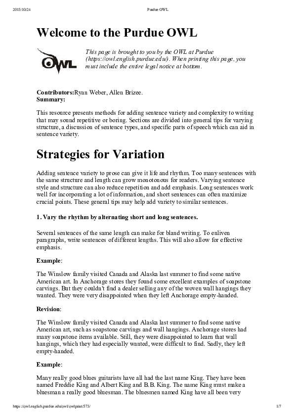 (PDF) Purdue OWL