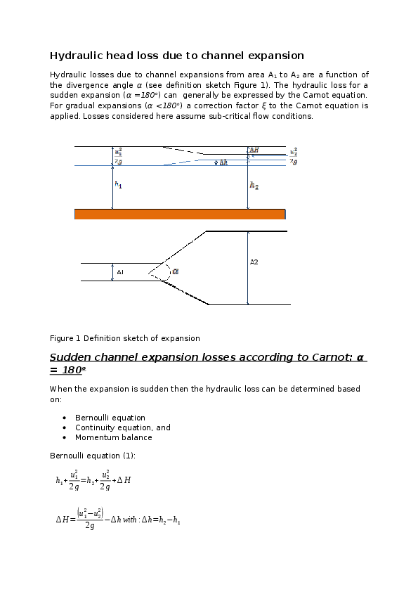 (DOC) Head loss at bridges