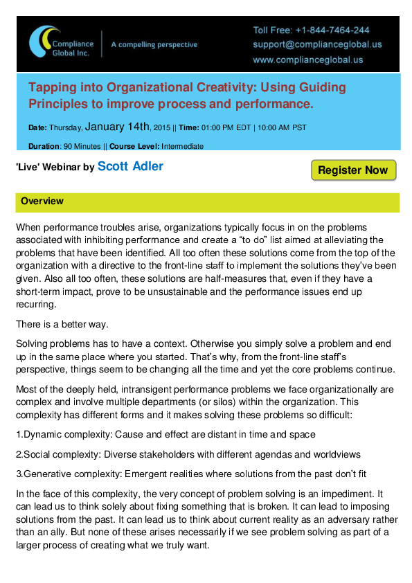 (PDF) Tapping into Organizational Creativity: Using Guiding Principles ...