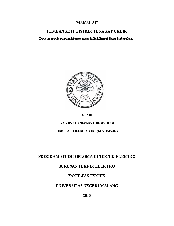 (DOC) MAKALAH PLTD | Musdar elektro - Academia.edu