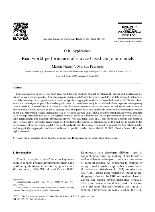 (PDF) Real World Performance