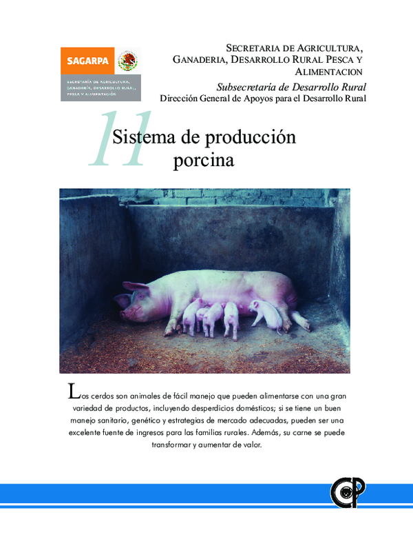 (PDF) Sistema de produccion Porcina
