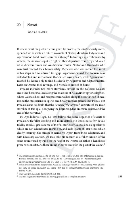 (PDF) Nostoi