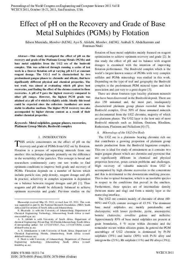 (PDF) Muzenda et al revised Manuscript