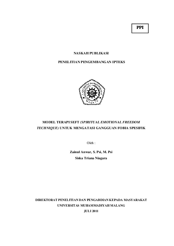 (PDF) Model-terapi-seft-spiritual-emotional-freedom-technique-untuk ...