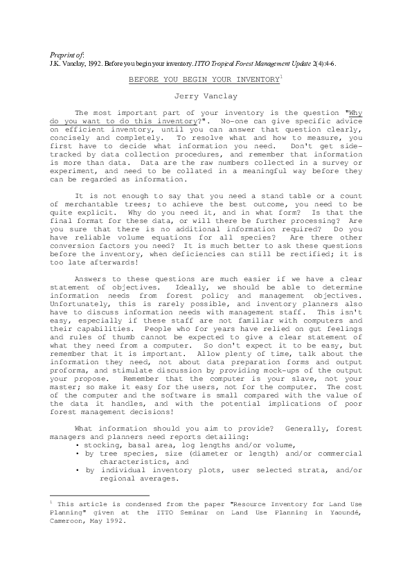 (PDF) Before you begin your inventory