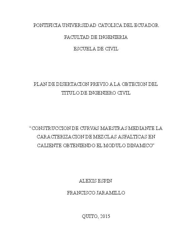 (DOC) OBTENCION DE CURVAS MAESTRAS DE MODULO DINAMICO