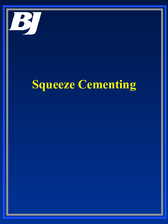 (PPT) Squeezecementing- Remedial Cementing Job