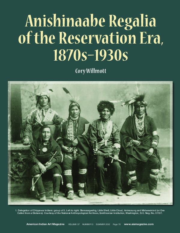 (PDF) Anishinaabe Regalia of the Reservation Era, 1870s-1930s