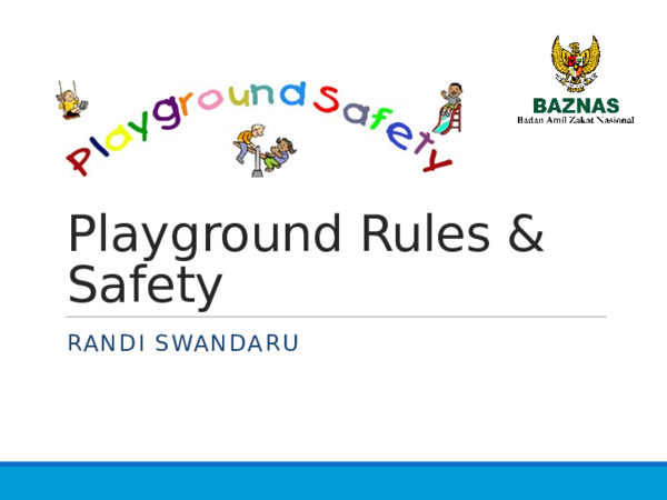 (PPT) Playground Safety
