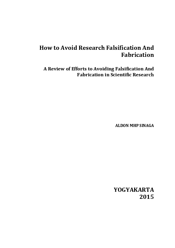 (PDF) How to Avoid Research Falsification And Fabrication : A Review of ...