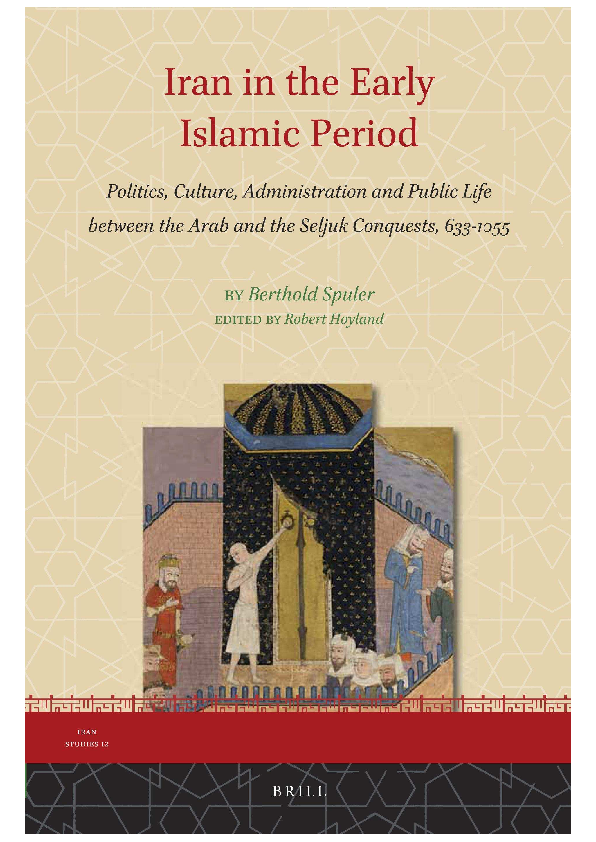 (PDF) Iran in the Early Islamic Period