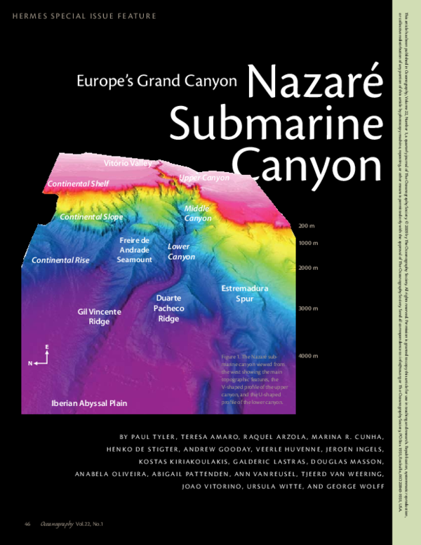 (PDF) Europe's Grand Canyon: Nazaré Submarine Canyon