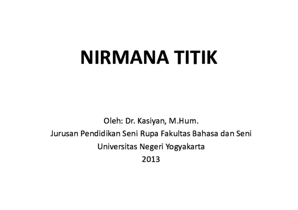 (PDF) Nirmana Dwimatra Titik