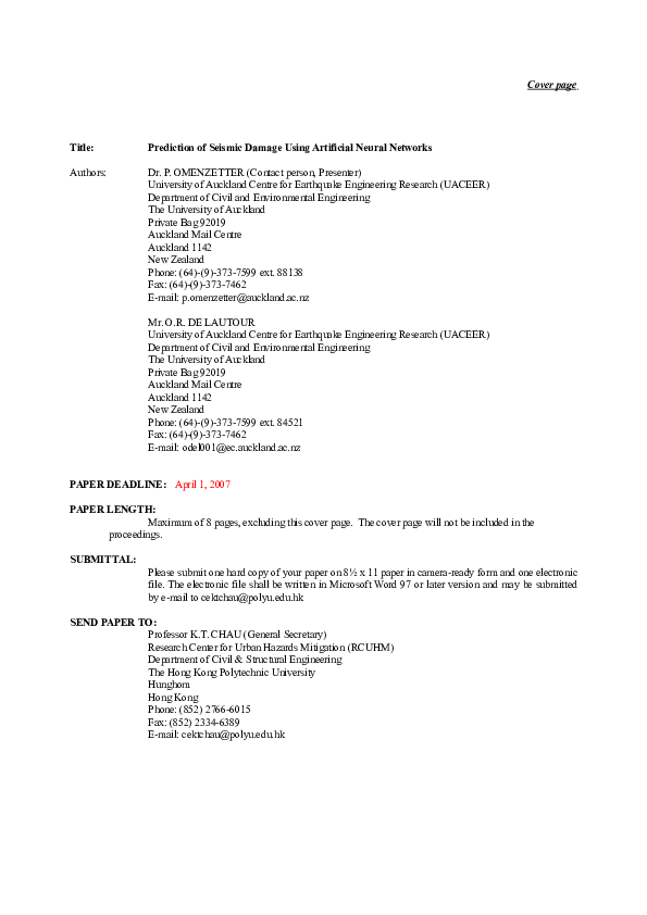(PDF) Damage Prediction of the Steel Arch Bridge Model Based on Artificial Neural Network Method ...