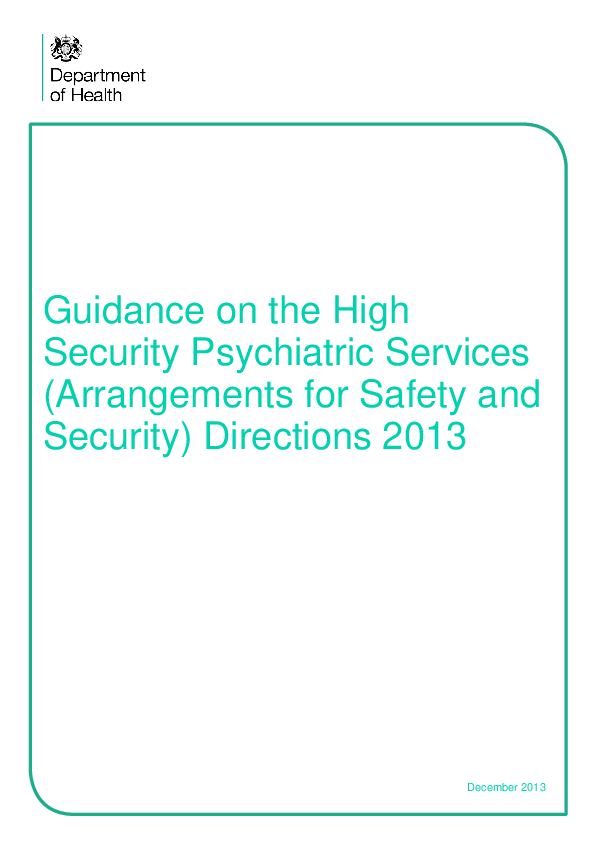 (PDF) Safety and security guidance