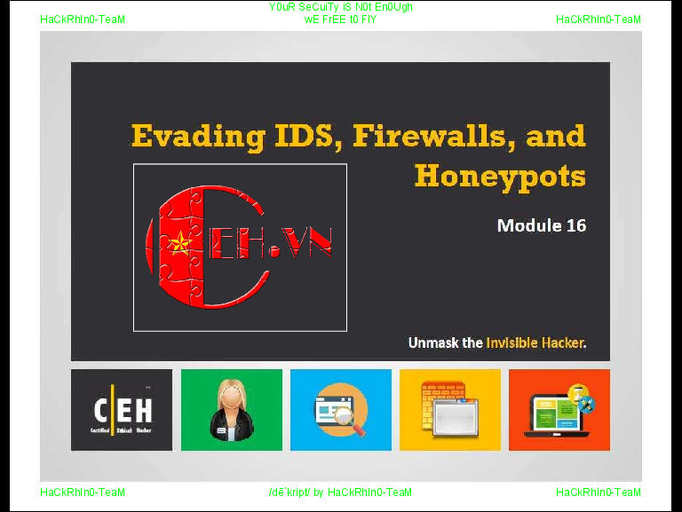 (PDF) CEHv9 Module 16 Evading IDS Firewalls and Honeypots 1 (PDF) CEHv9 Module 16 Evading IDS Firewalls and Honeypots 1
