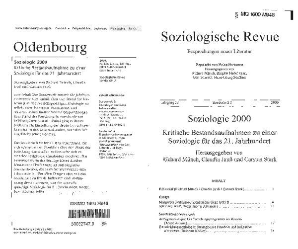 (PDF) Organisationssoziologie: Organisationstheorie, ihre ...