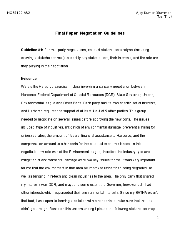 (DOC) Negotiation-Guidelines