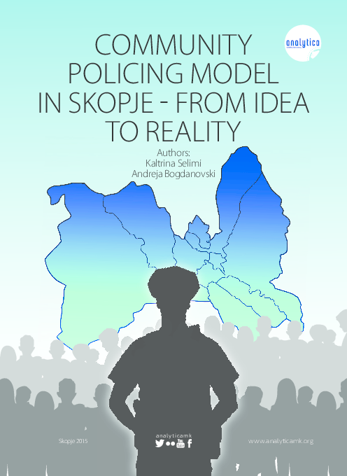 (PDF) Community Policing Model in Skopje - from idea to reality