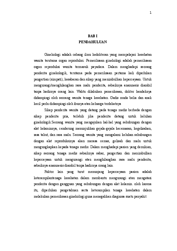 (DOC) Pemeriksaan Ginekologi lapkas mioma uteri