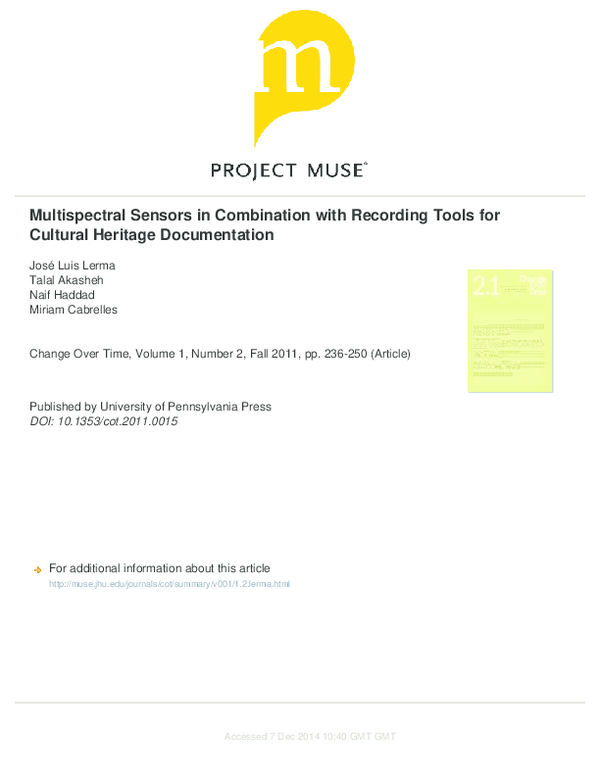 (PDF) José Luis Lerma Talal Akasheh Naif Haddad Miriam Cabrelles ...