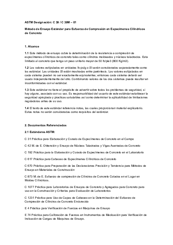 (DOC) ASTM C39